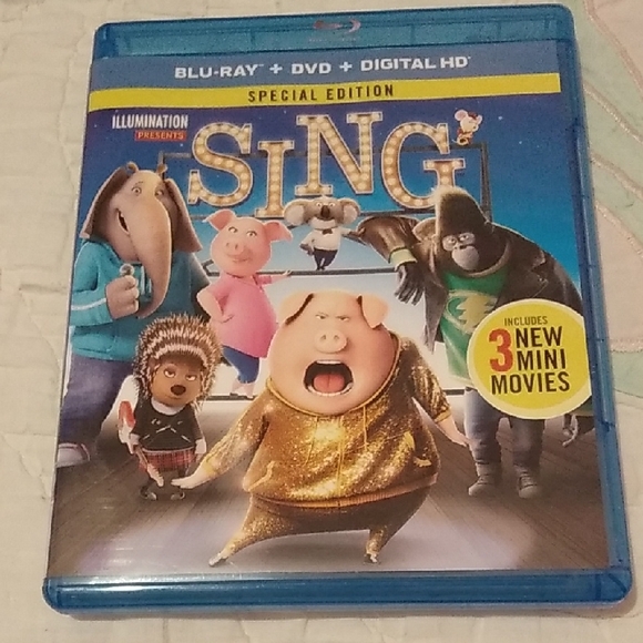 Media | Sing Special Edition Bluray | Poshmark
